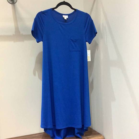 LuLaRoe | Dresses | New Lularoe Carly Short Sleeve High Low Dress In ...
